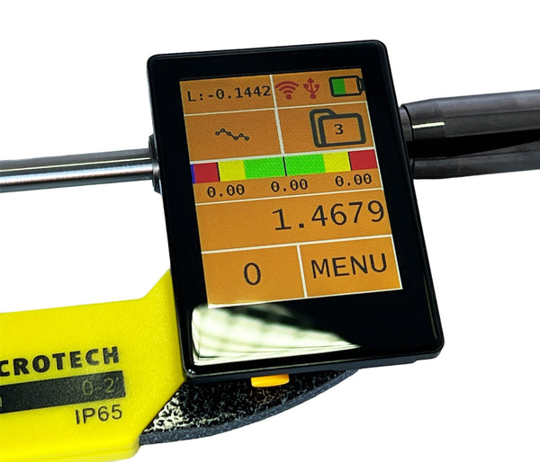 Double Range TABLET Micrometer - 50mm Stroke - Sub-Micron - IP65 - Wir – Progressive Metrology